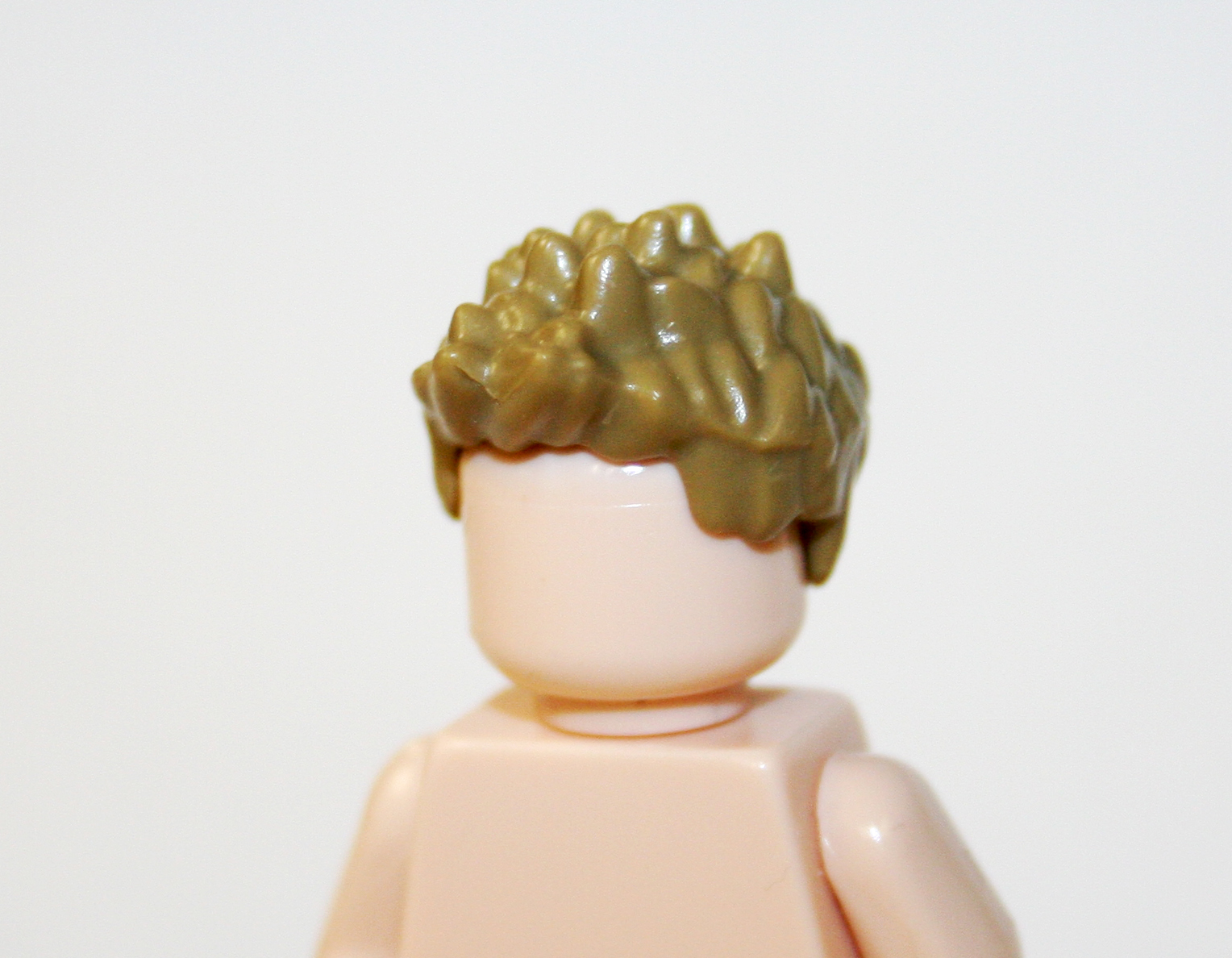 Minifigure Dirty Blond Spiked Male Hair For Rare - LEGO (R) Minifigures
