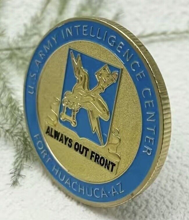 US ARMY Challenge Coin FORT HUACUCA AZ US ARMY INTELLIGENCE CENTER ...