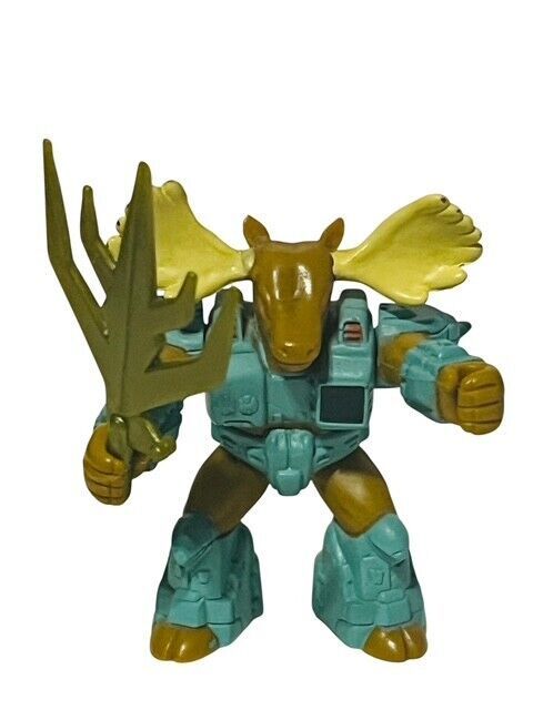 Major Moose Battle Beasts Hasbro Takara Figure 1987 COMPLETE Weapon Rub ...