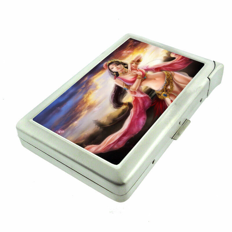 Harem Pin Up Girls D9 100's Size Cigarette Case with Built in Lighter ...