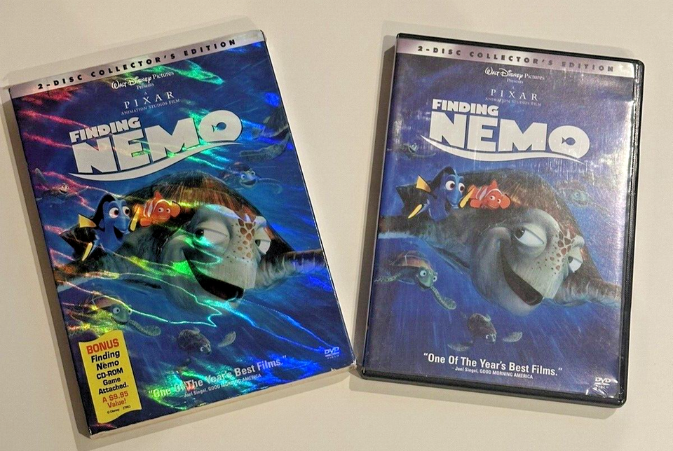 Finding Nemo - Disney DVD with Slipcover & Insert -(2 Disc Collector's ...