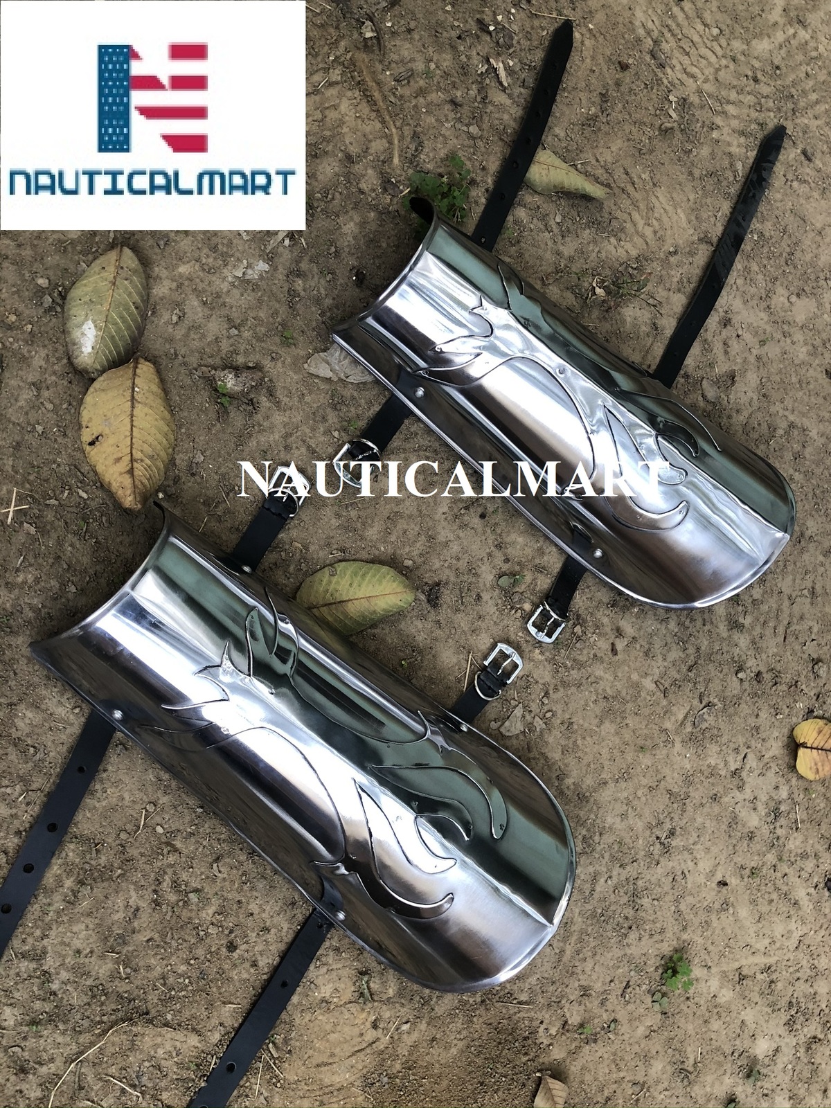 NauticalMart Medieval Gladiator Greaves Leg Guard Armor LARP Holloween ...