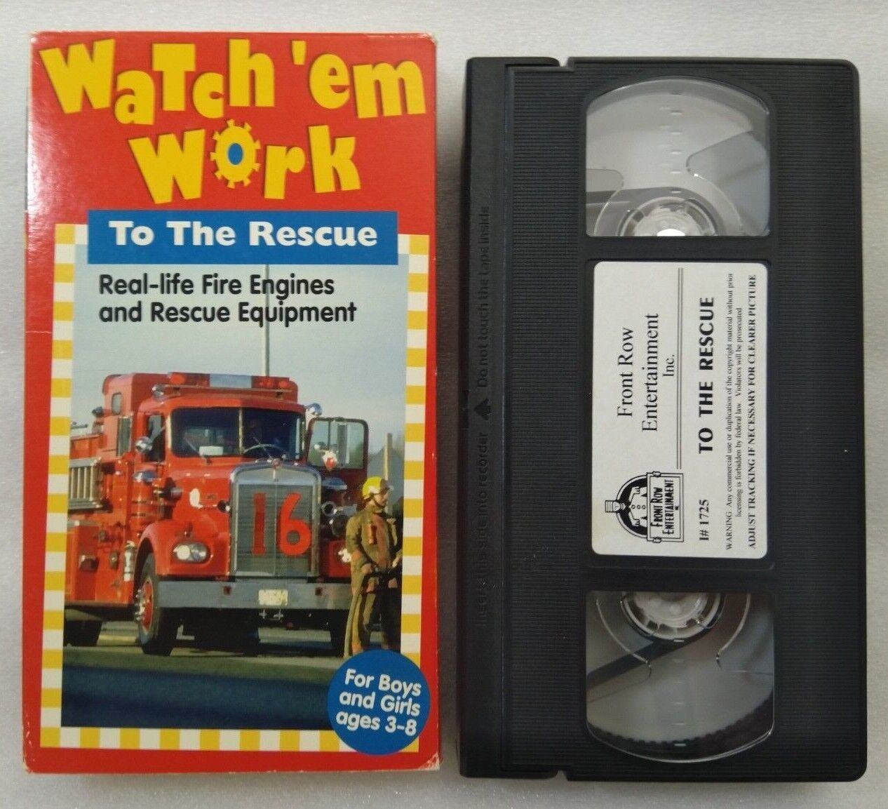 VHS Watch em Work - To The Rescue (VHS, 1994, Front Row Entertainment ...