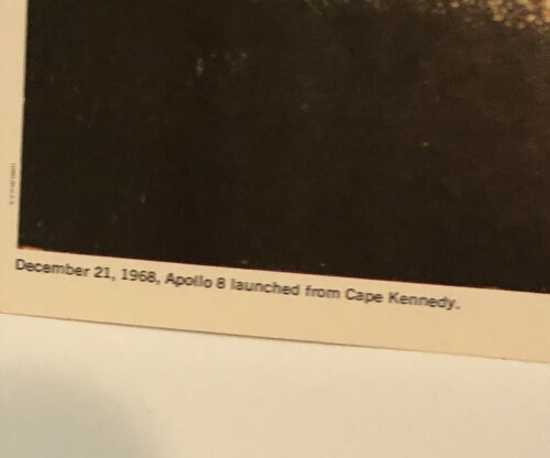 Apollo 8 Launched From Cape Kennedy December 21 1968 8x10 Nasa Picture ...