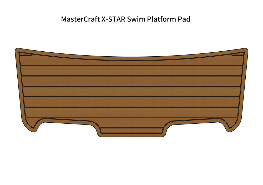 MasterCraft X-STAR Swim Platform Step Pad Boat EVA Foam Faux Teak Deck ...
