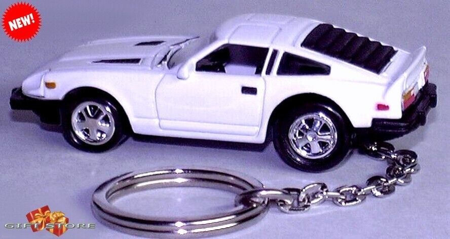VERY RARE KEY CHAIN WHITE DATSUN 240Z 260Z 280Z FAIRLADY CUSTOM LIMITED ...