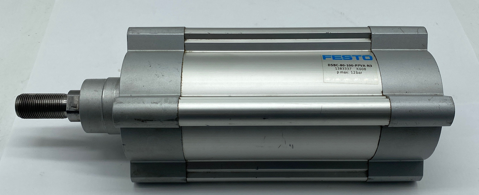 Festo DSBC-80-100-PPVA-N3 Pneumatic Cylinder, 80mm Piston 100mm Stroke ...