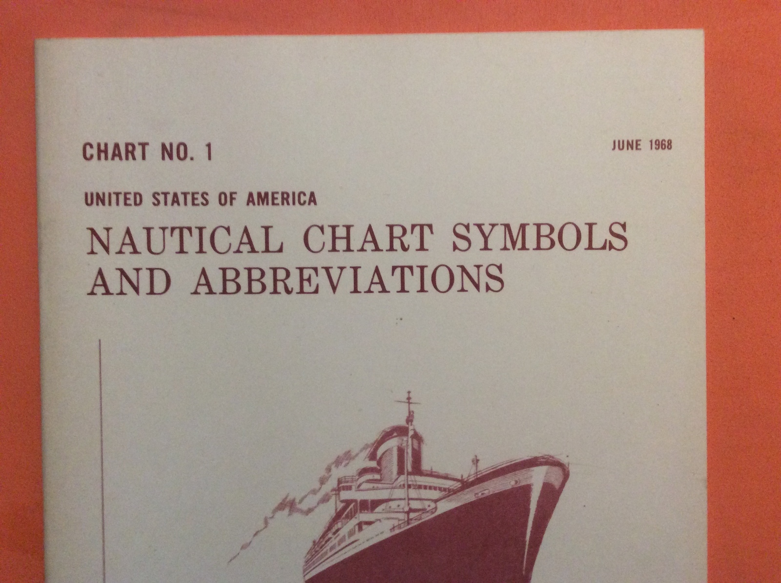 Nautical Chart Symbols And Abbreviations - and similar items