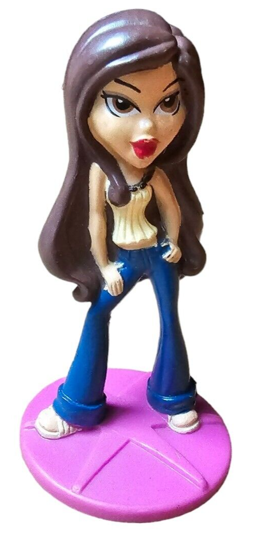 Bratz Girl MGA 3" PVC Figure Bakery Crafts Cake Topper Brunette Bell ...