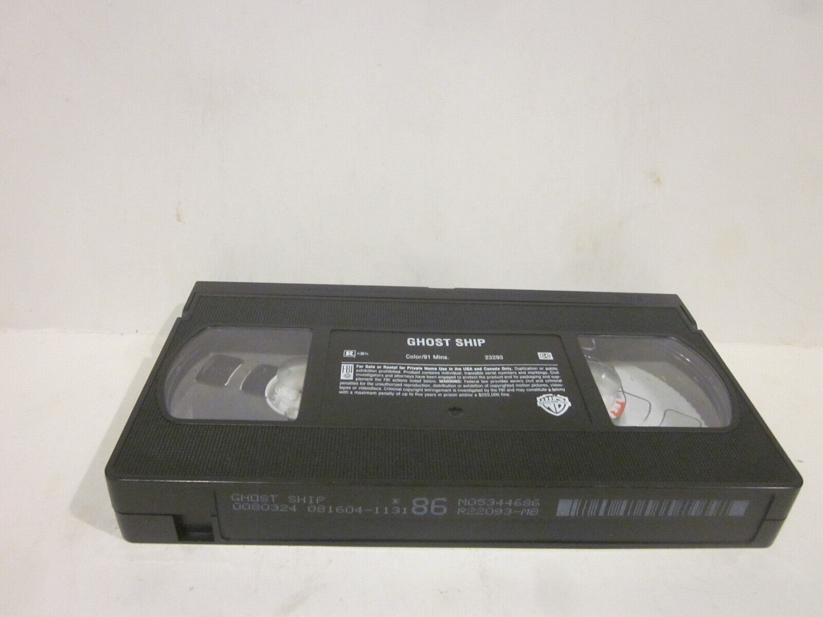 Ghost Ship VHS Horror Julianna Margulies Gabriel Byrne Warner Home ...