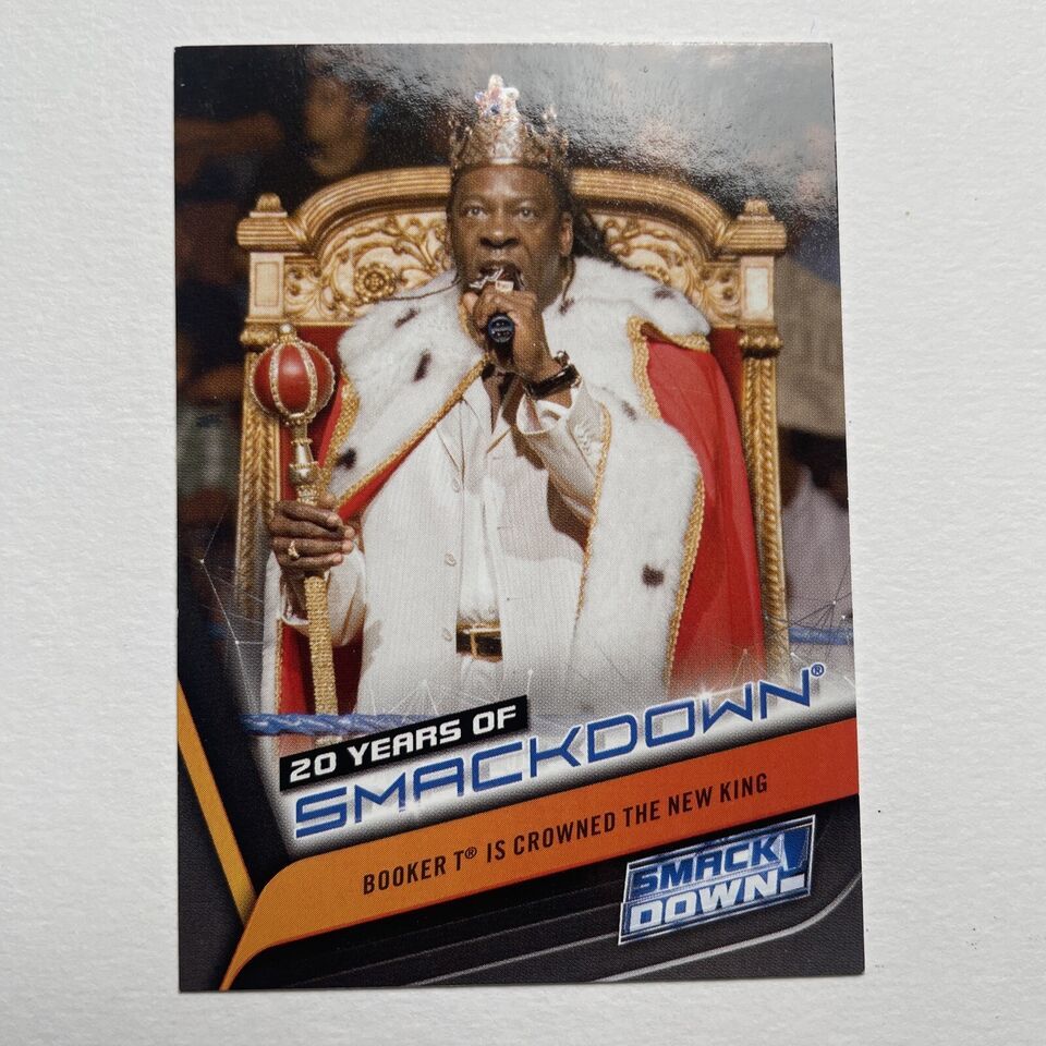 2019 WWE Smackdown Live 20 Years #SD-22 Booker T is Crowned the New ...