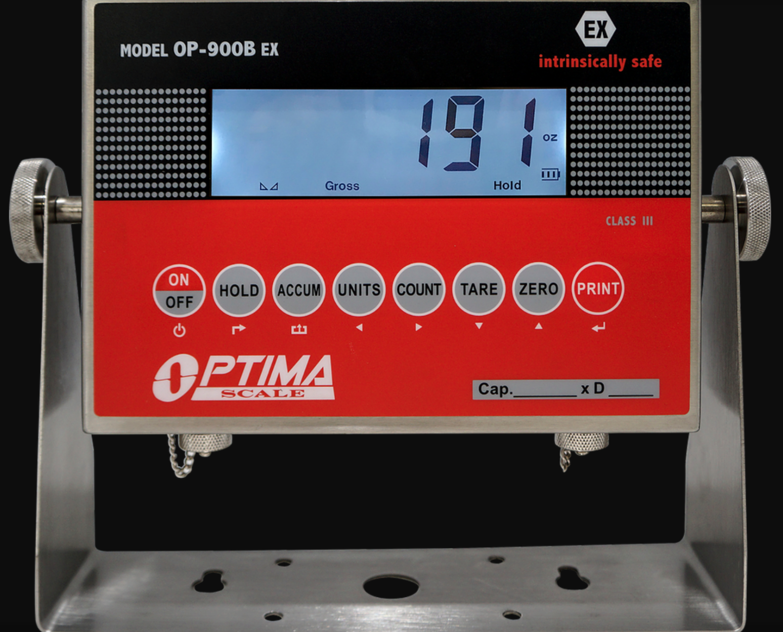 OP-900B-EX NTEP 4′ X 6′ Certified Explosion Proof Floor Scale 1,000 lb ...