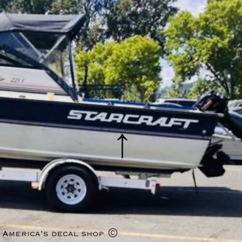 Starcraft Boat Yacht Decals 2PC Set Vinyl High Quality Large New 50 ...