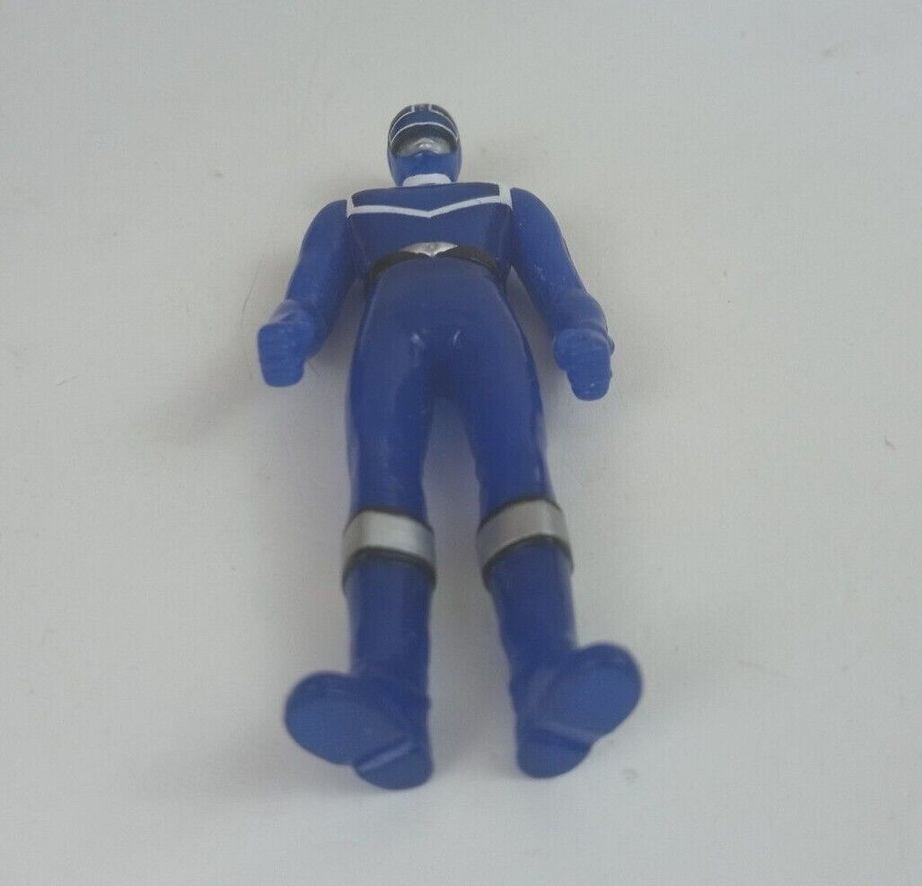 2000 Bandai Power Rangers Time Force Blue Ranger 3.5" Vinyl Figure ...