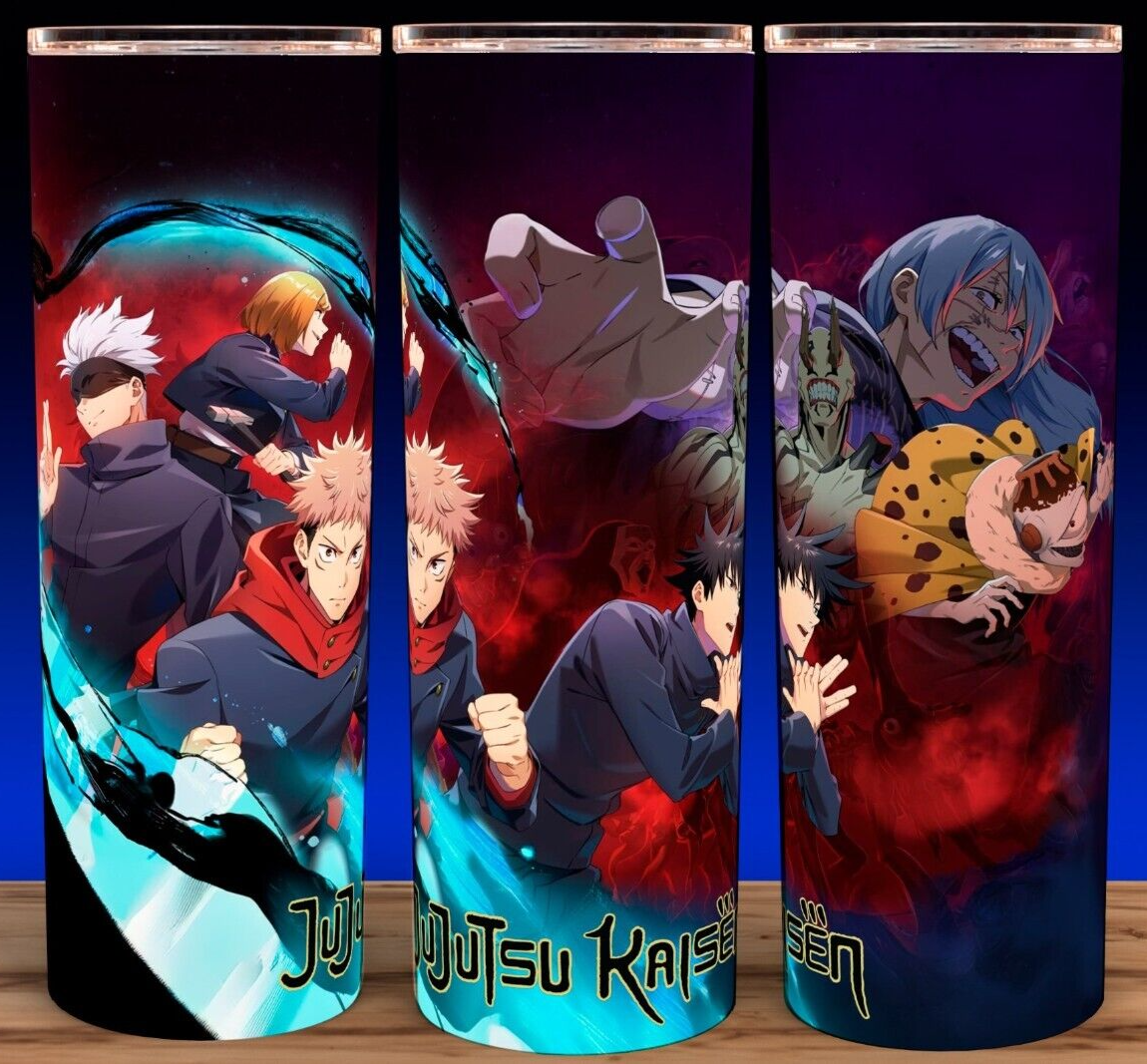 Glow in the Dark Jujutsu Kaisen JJK Yuji Itadori Anime Cup Mug Tumbler ...