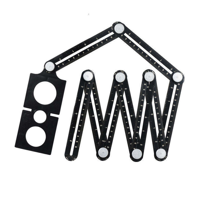 Six Fold Ruler, Multi-fold Section Ruler, Perforated Multi-function ...