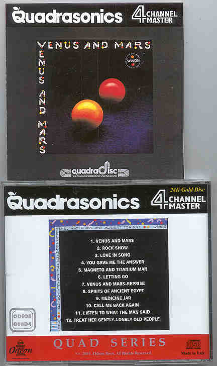 Paul McCartney - Venus And Mars Quadraphonic ( Odeon Quadraphonics ) - CDs