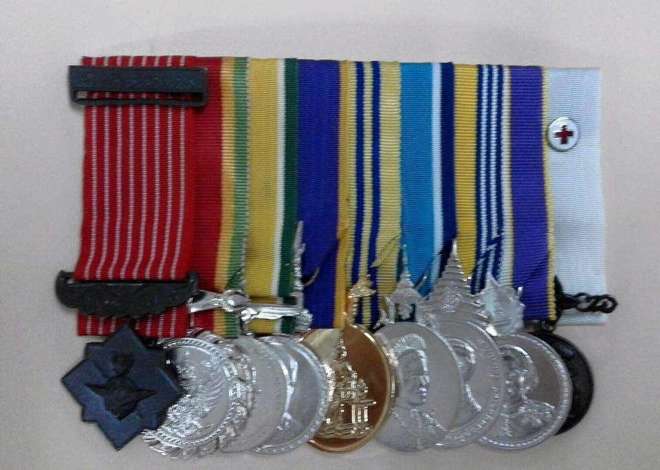 King RAMA10 GARUDA Commemorative Medal Thailand Militaria Medals Pins ...