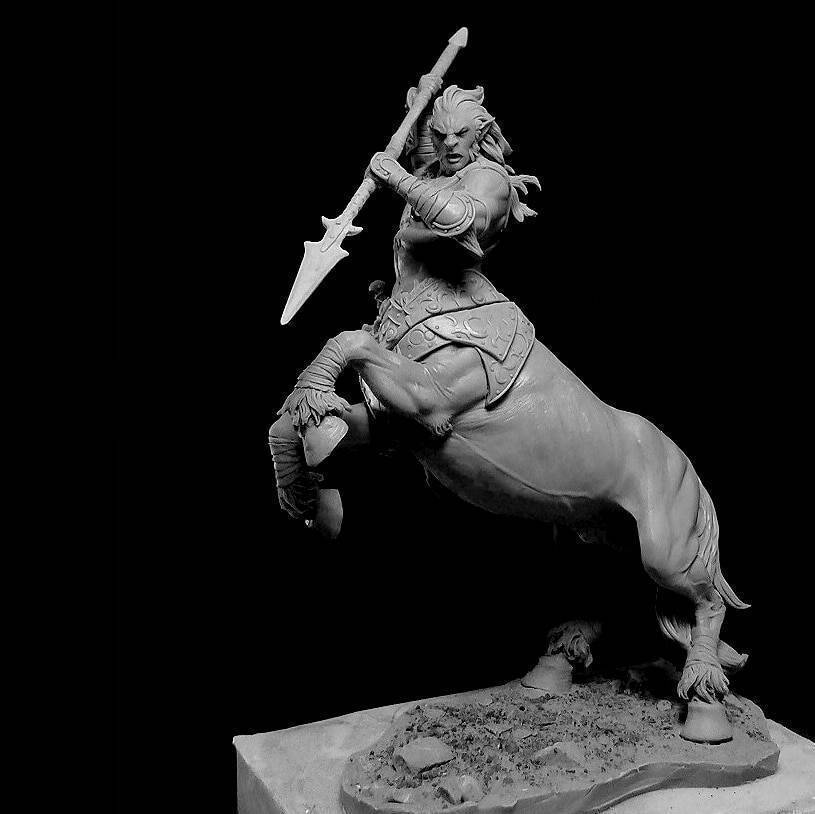 1/24 Resin Model Kit Warrior Centaur Fairy Tales Unpainted - Figures
