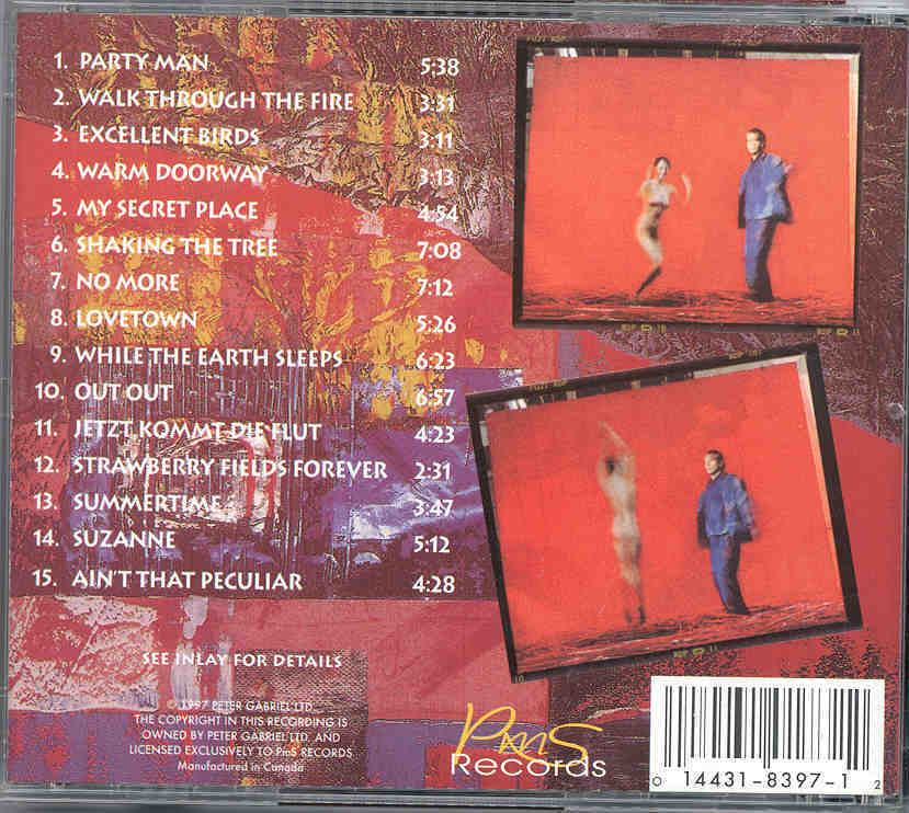P. Gabriel / GENESIS / P. Collins - Post Script ( Peter Gabriel ) - CDs