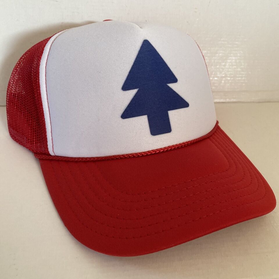 Gravity Falls Hat Dipper Pines Trucker Hat snapback cartoon Red Cap New ...