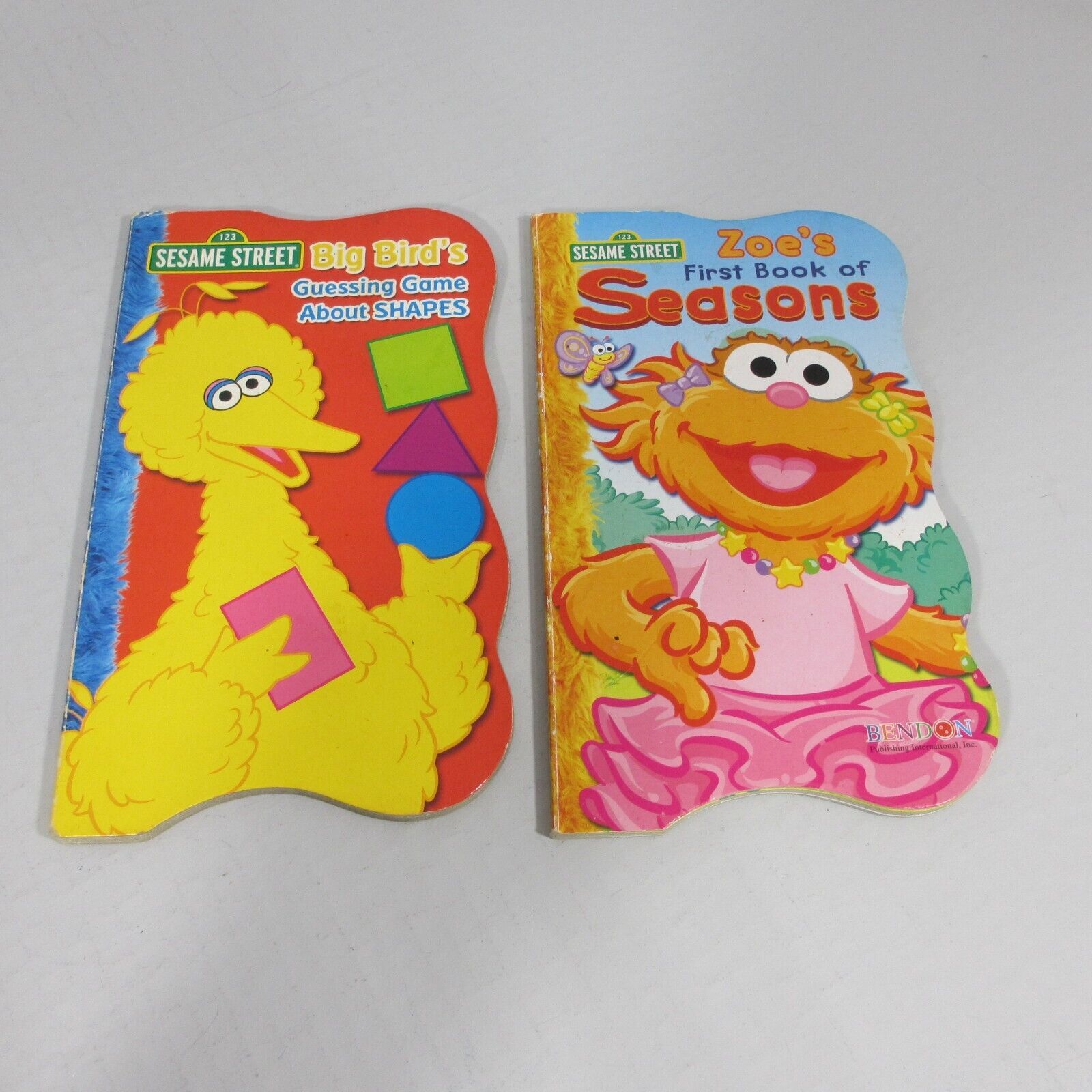 6 Sesame Street Board Books Big Bird Zoe Seasons Cookie Monster Elmo ...