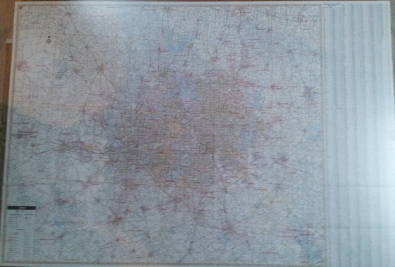 Dallas Fort Worth Metroplex TX Laminated Wall Map (K) - Maps & Atlases