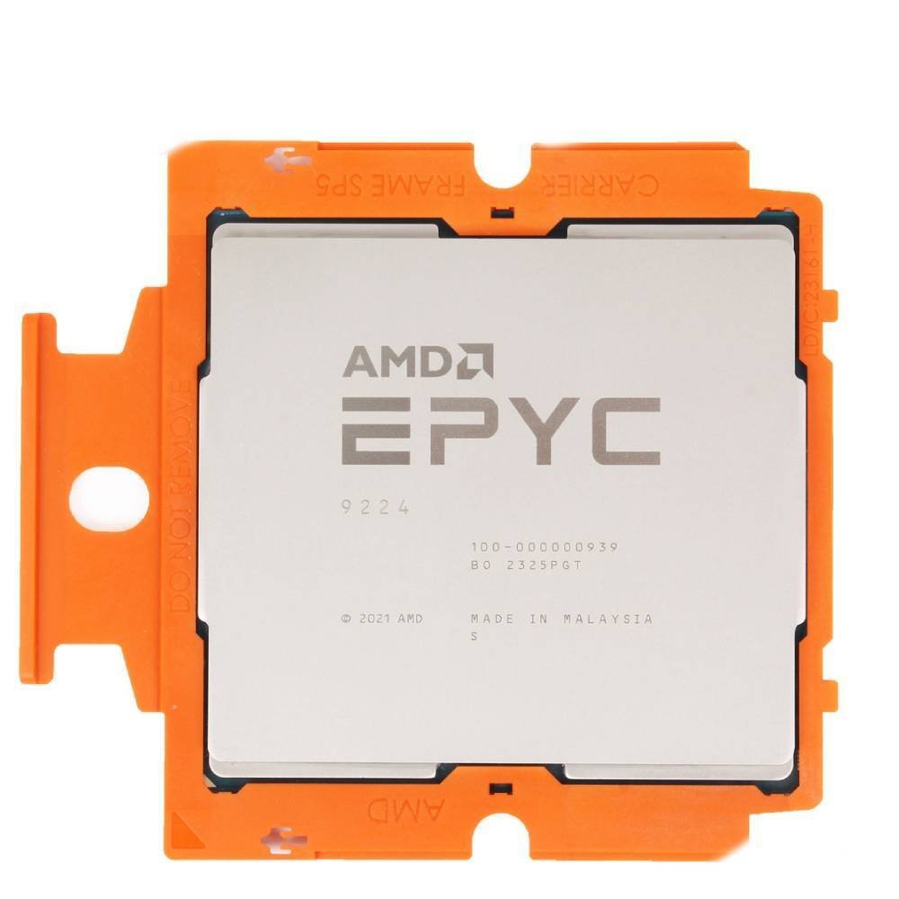 AMD EPYC 9224 5nm SP5 2.5GHz 200-240W processors - CPUs, Processors