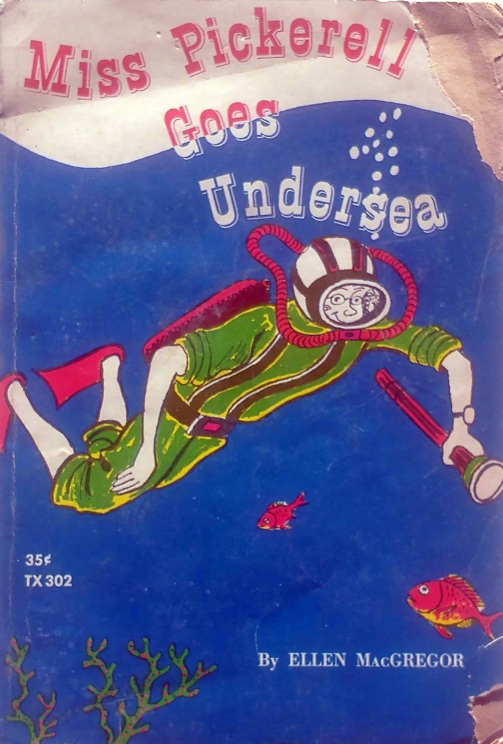 Miss Pickerell Goes Undersea by Ellen MacGregor / 1964 Scholastic TX ...
