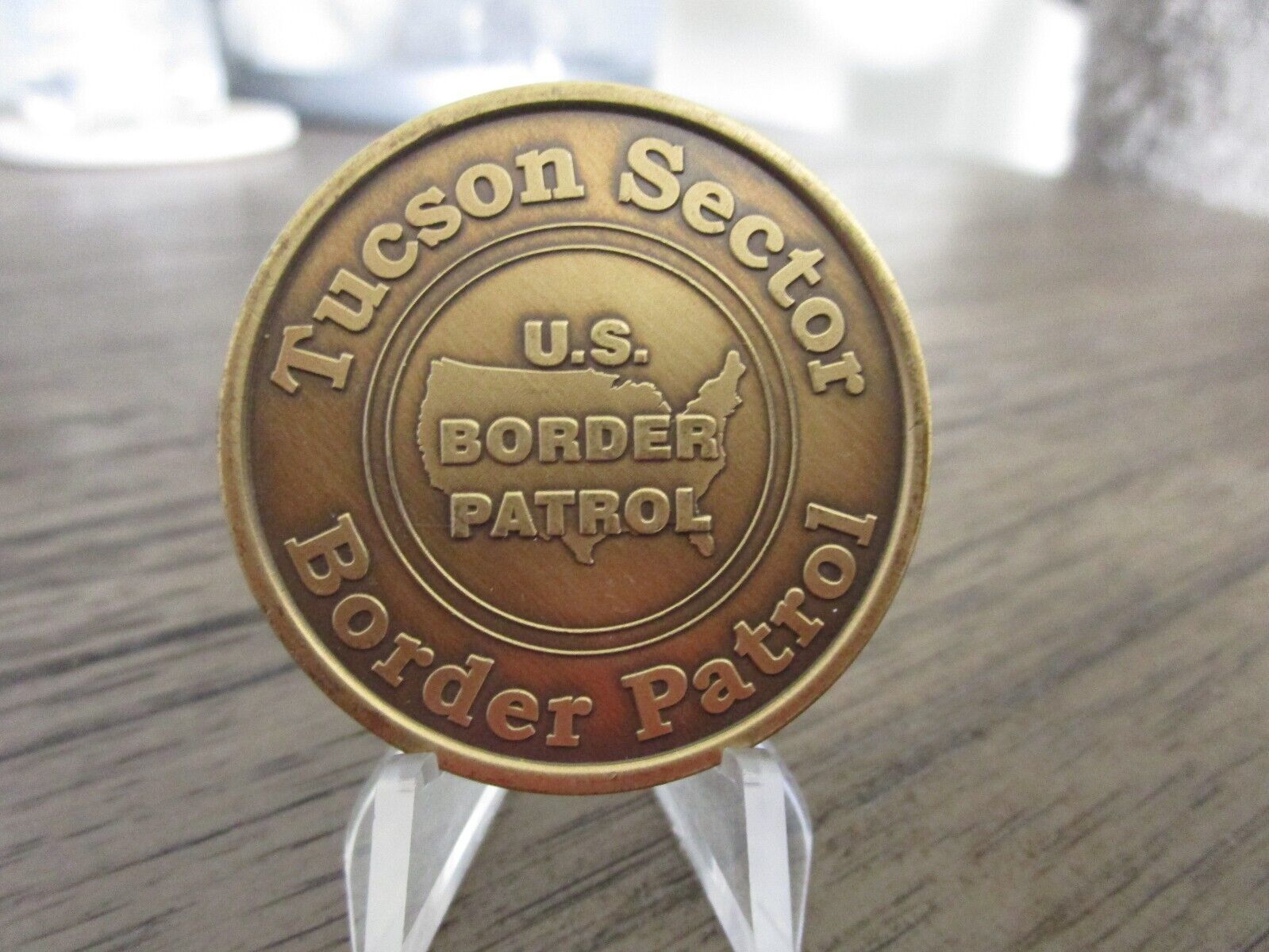 Vintage USBP US Border Patrol CBP Tucson Sector Challenge Coin #467U ...