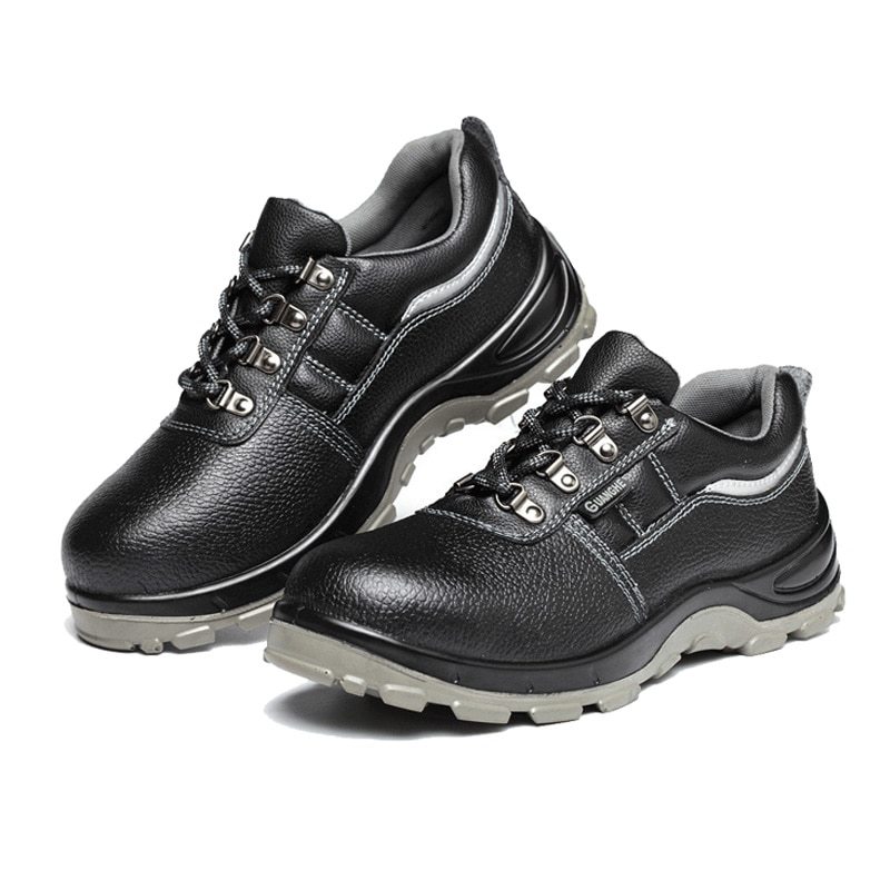 Male Safety Shoes Men Work Boots Steel Toe Shoes Comfort Protective ...