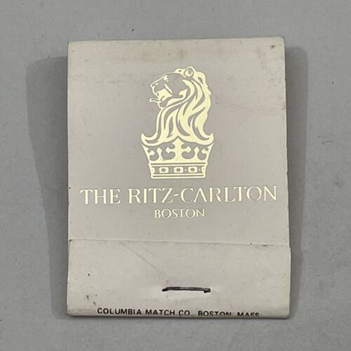 Vintage Matchbook The Ritz-Carlton Boston gmg Unstruck some foxing ...