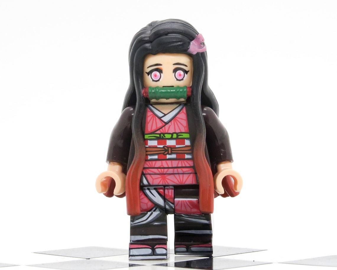 Demon Slayer Kimetsu No Yaiba Kamado Nezuko Minifigures Accessories ...