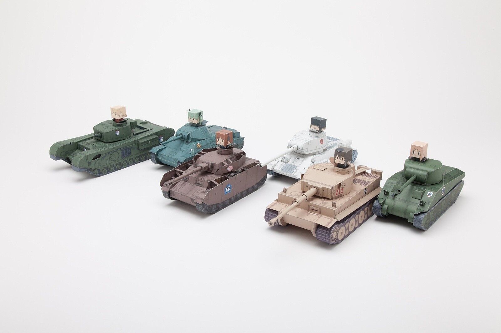 Girls und Panzer Papercraft Book Japan - Animation Art & Merchandise