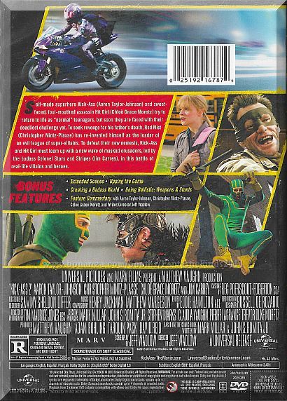 DVD - Kick-Ass 2 (2013) *Chloe Grace Moretz / Jim Carrey / Aaron Taylor ...