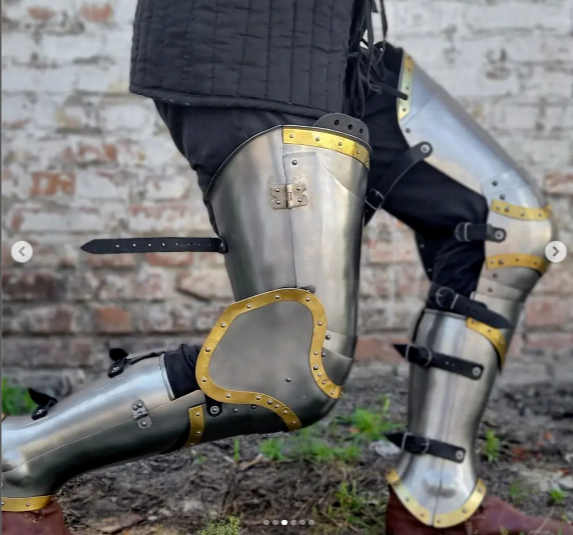 Medieval Leg Armor Gothic Leg Protection and similar items