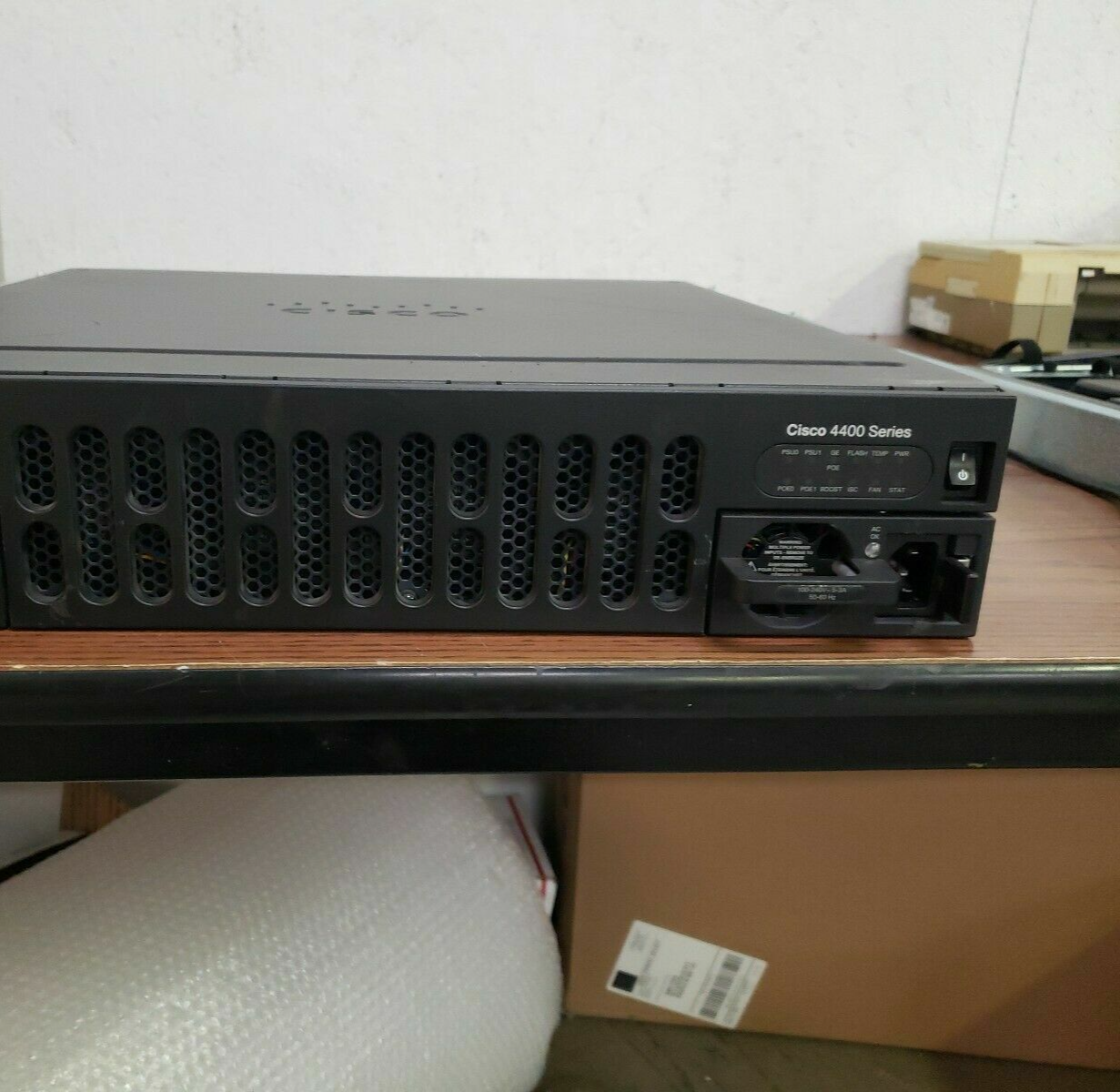 CISCO ISR4451-X-AX/K9 APP+HSEC+SECURITY SERVICE ROUTER no clock issue ...