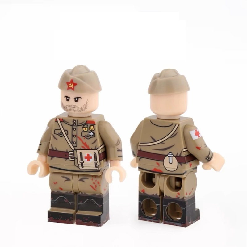 WW2 Soviet Medical Soldier Minifigures Weapons and Accessories ...