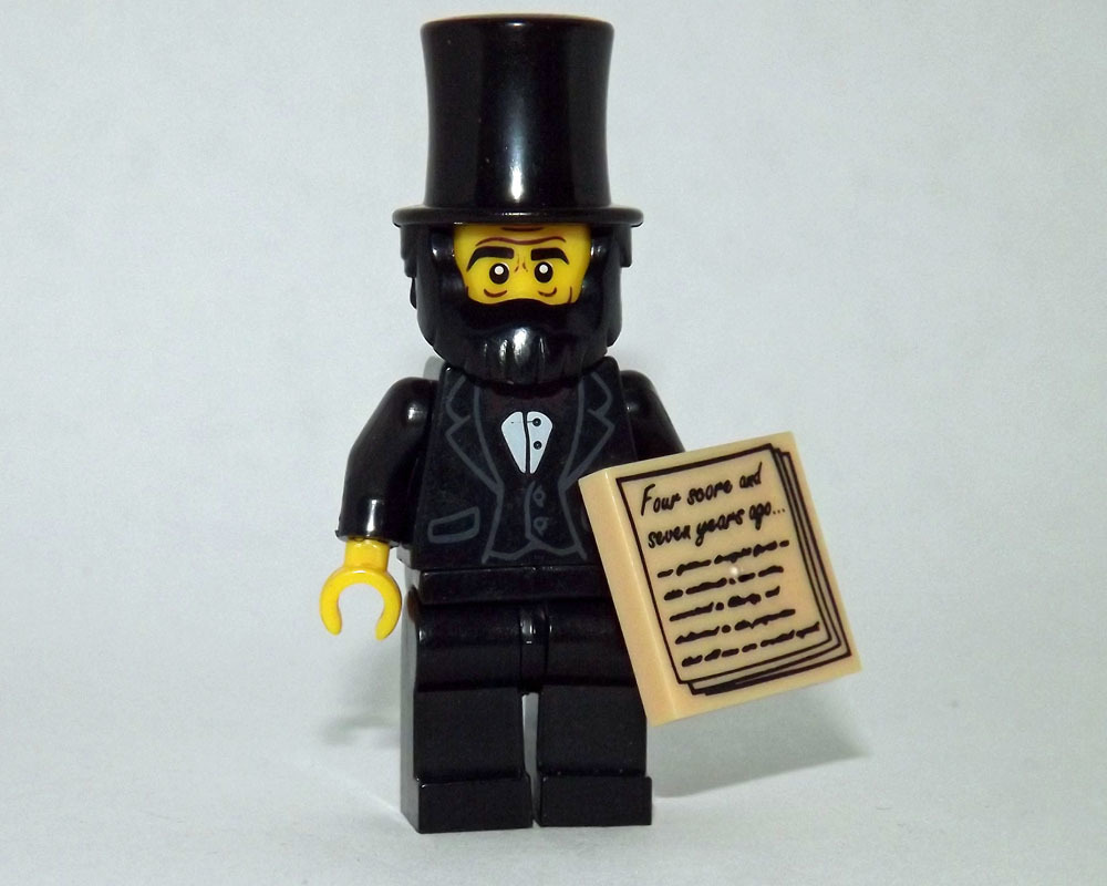 Minifigure President Abraham Lincoln Civil War Toys US - LEGO (R ...