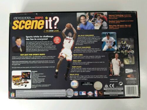 Scene It Sports Edition Game powered By ESPN and 18 similar items