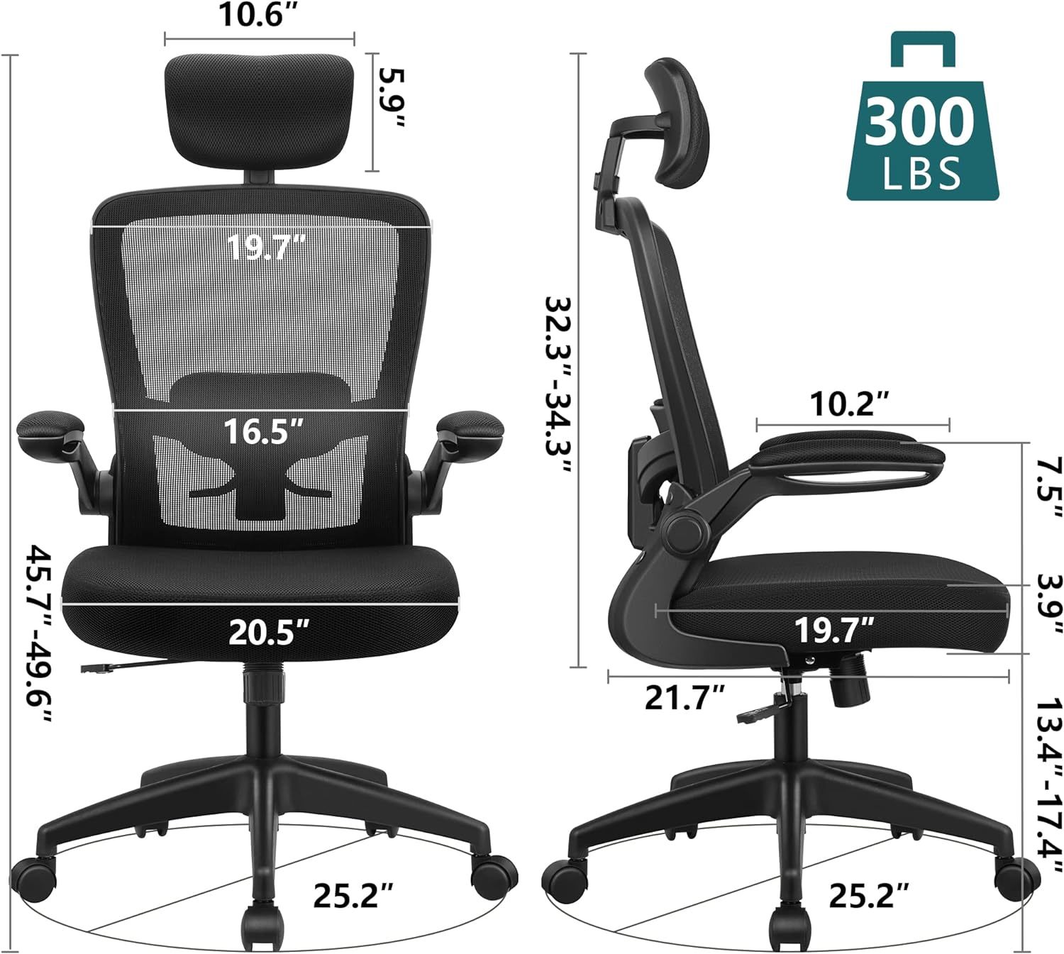 Felixking Ergonomic Office Chair, Headrest and 50 similar items