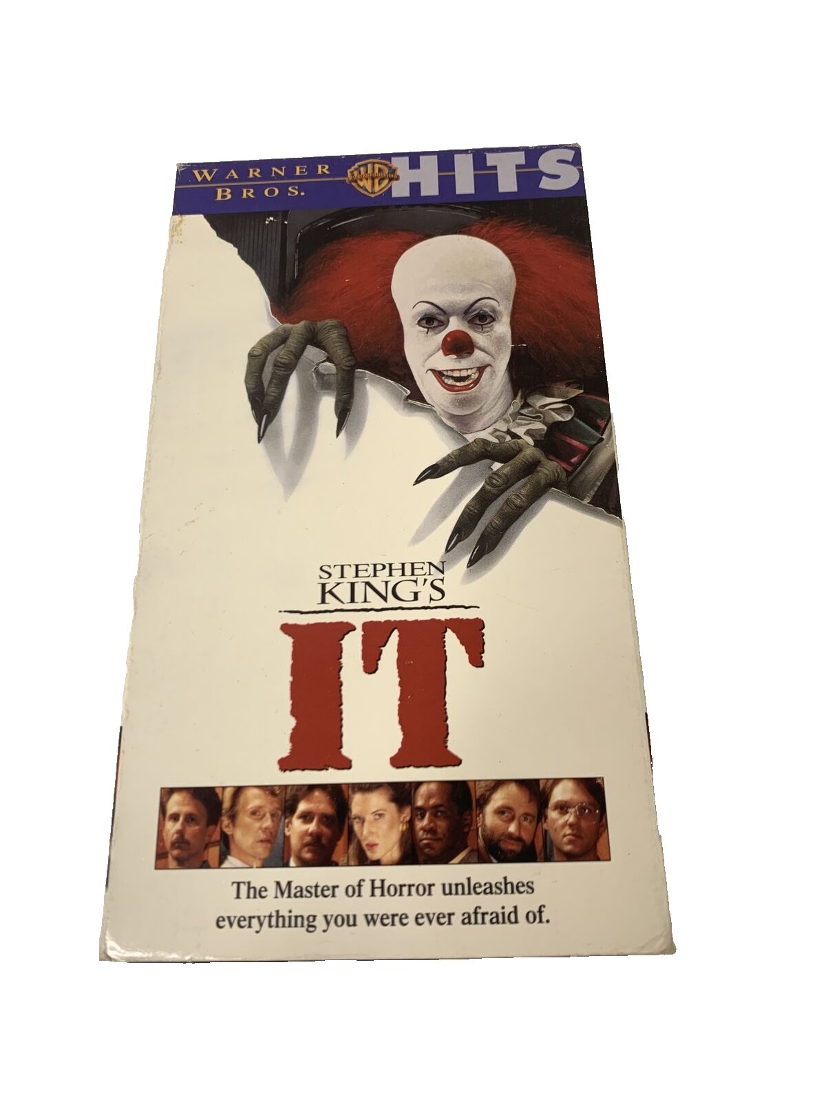 Stephen King's It VHS 1990, 1998 Vintage Video Tape Movie Film Horror ...