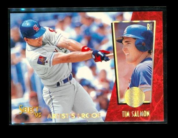 1995 Select TIM SALMON Artist's Proof #59 Baseball Card California ...