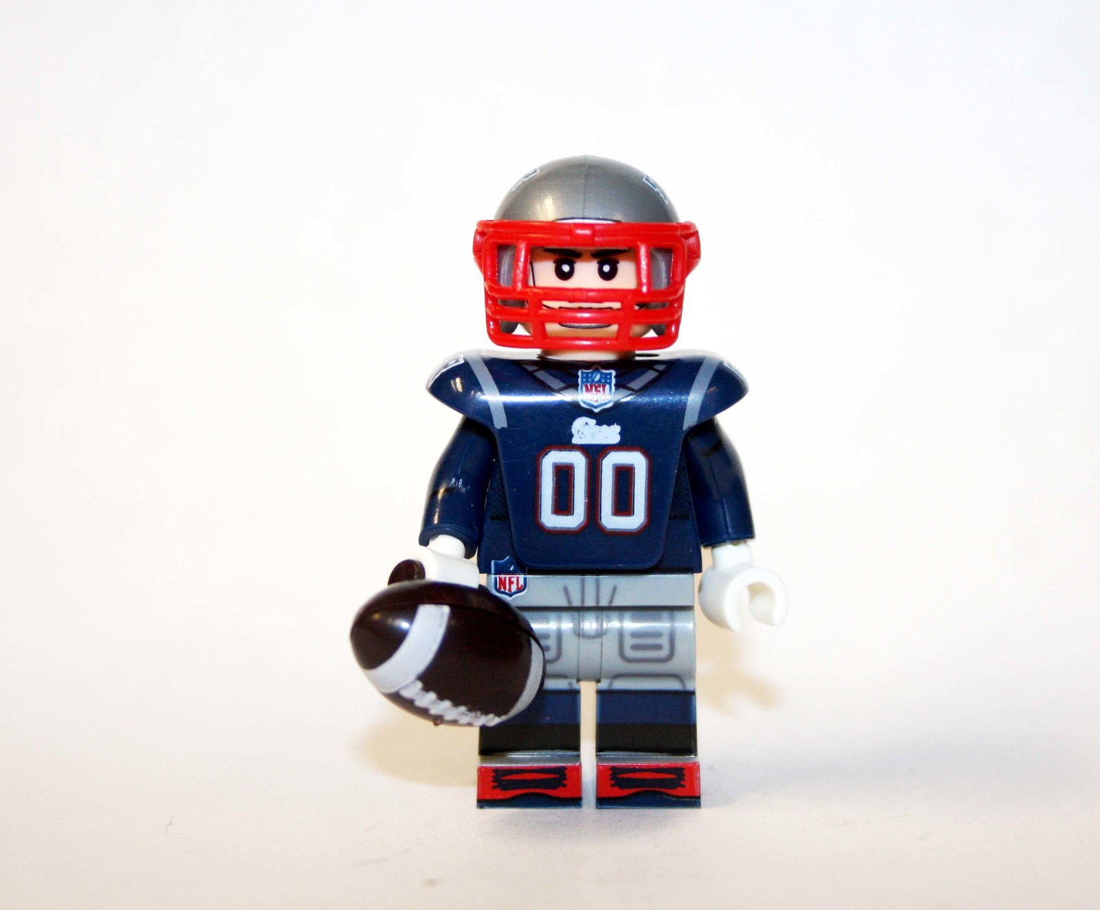 Building New England Patriots V2 Football Nfl Player Minifigure Custom ...