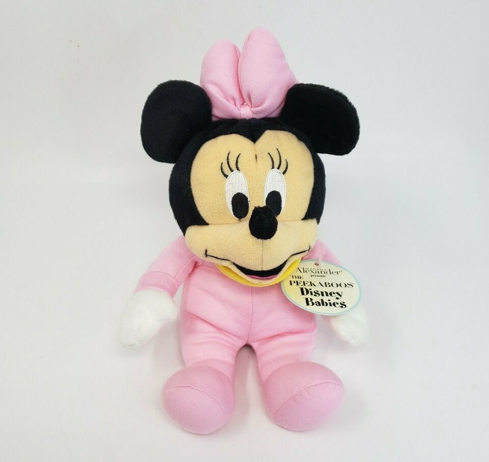 MADAME ALEXANDER PEEKABOOS DISNEY BABIES MINNIE MOUSE DOLL STUFFED ...