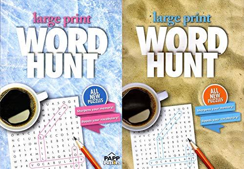 Large Print Word Hunt - All New Puzzles - Sharpen Your Memory, Boost ...