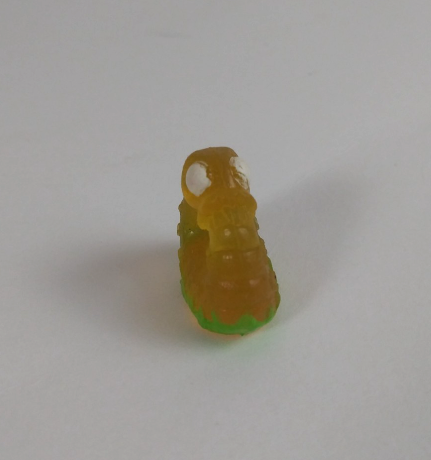 Trash Pack Series 7 Junk Germs Germ Worms Yellow Icky Earthworm ...