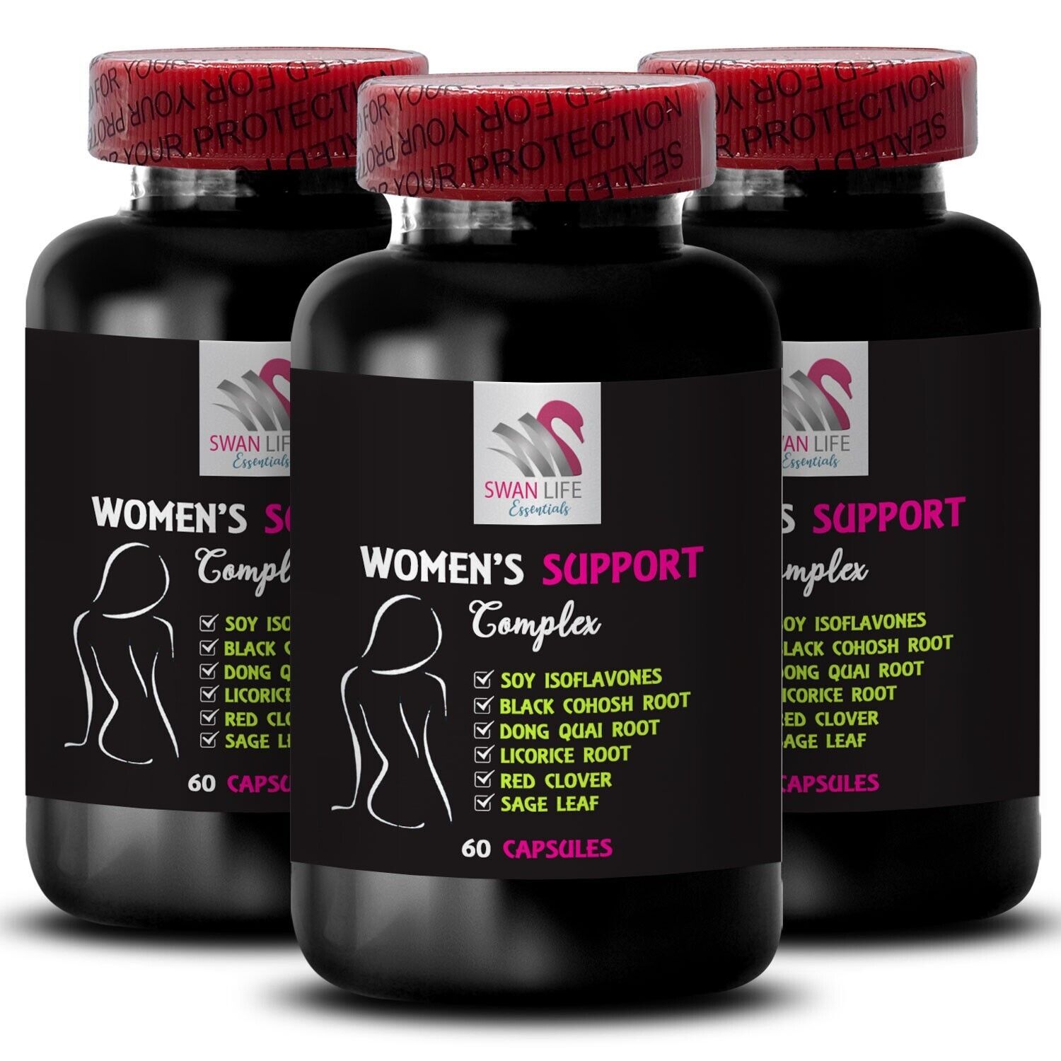 Red Raspberry Powder - WOMENS SUPPORT PILLS - Wild Yam for Women 3 ...