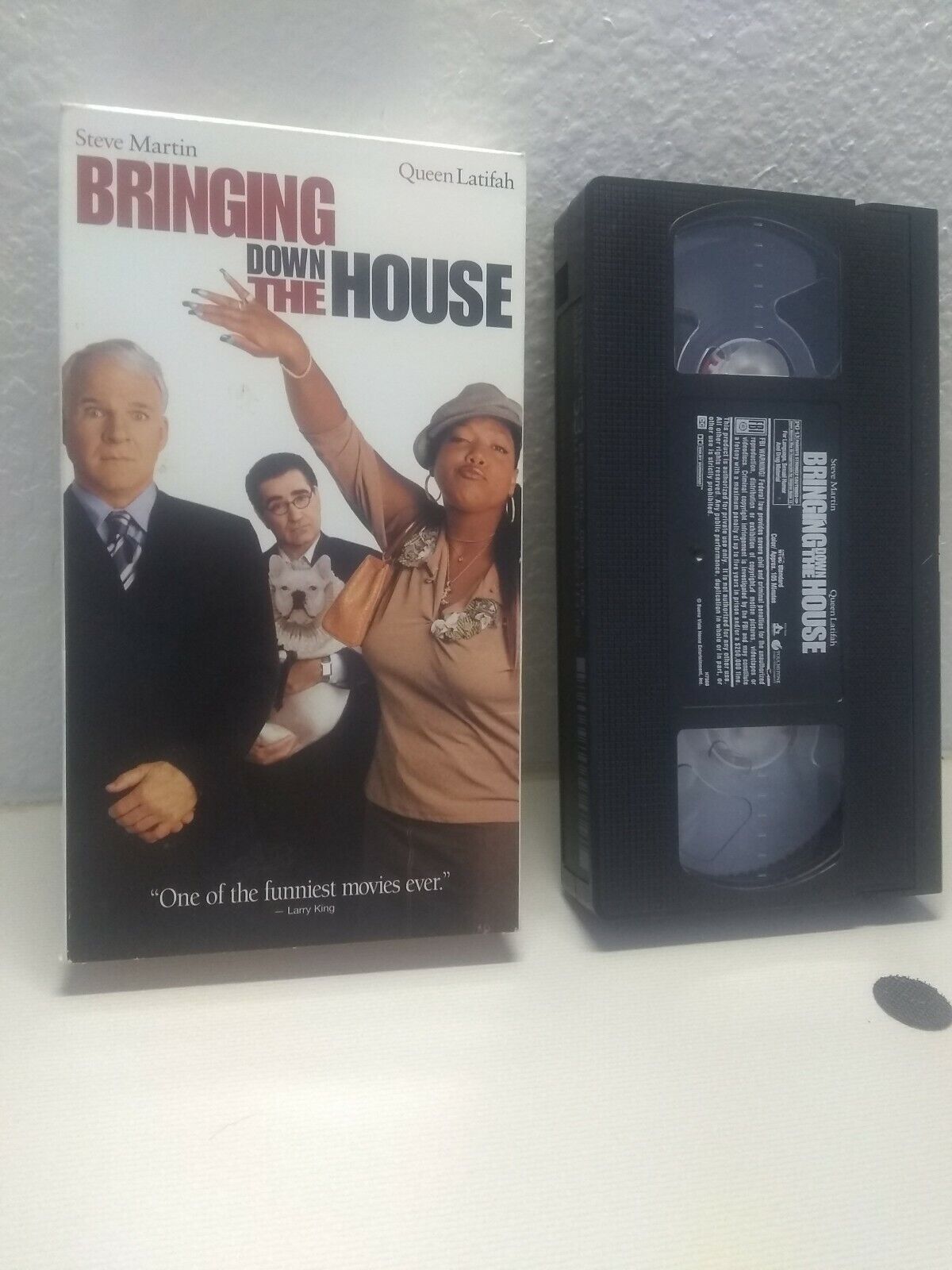 Bringing Down the House (VHS, 2003) STEVE MARTIN,QUEEN LATIFAH - VHS Tapes