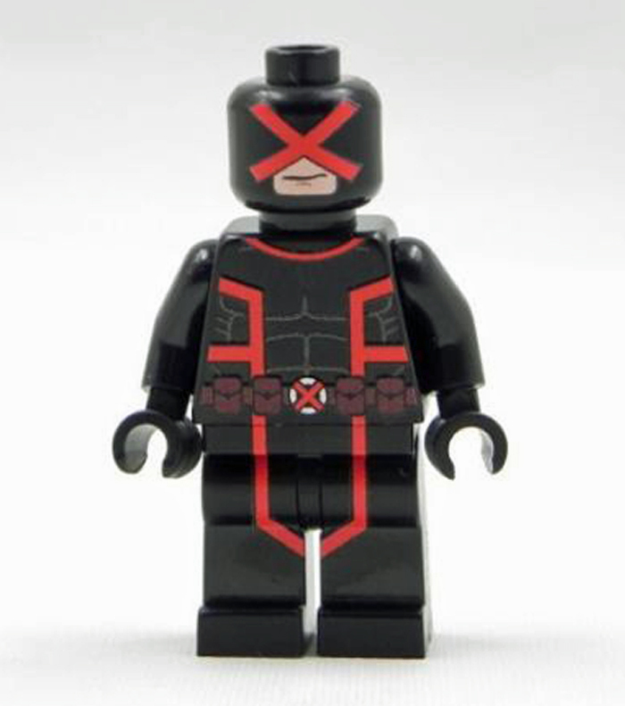 Cyclops X-Men Black Outfit Building Minifigure Bricks US - LEGO (R ...